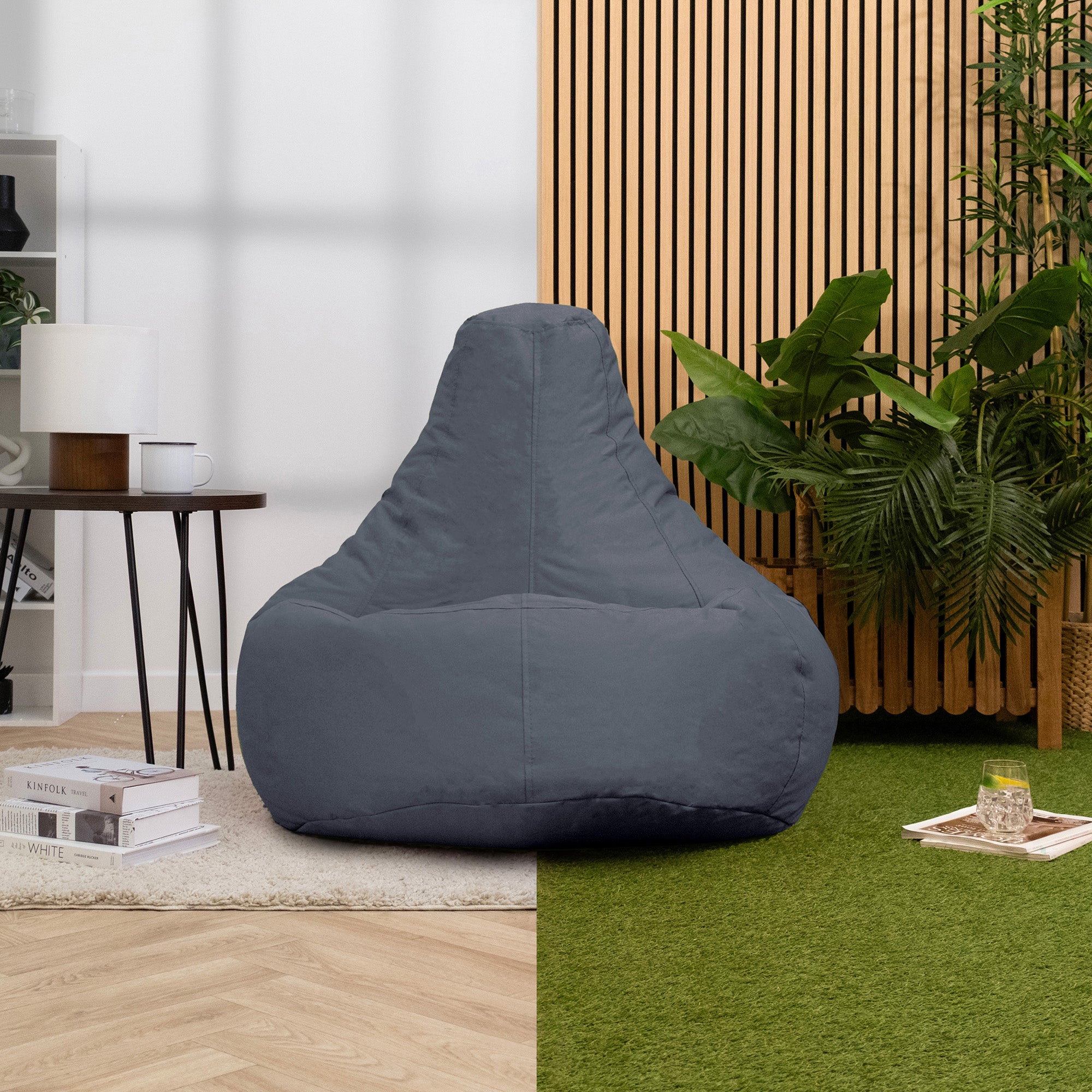 Puf reclinable Icon con respaldo alto para interior y exterior, para ...
