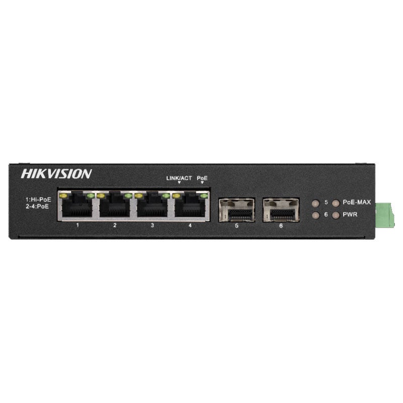 Hikvision DS-3T0506HP-E/HS switch PoE 6 ports 3 ports PoE gigabit 1 ...
