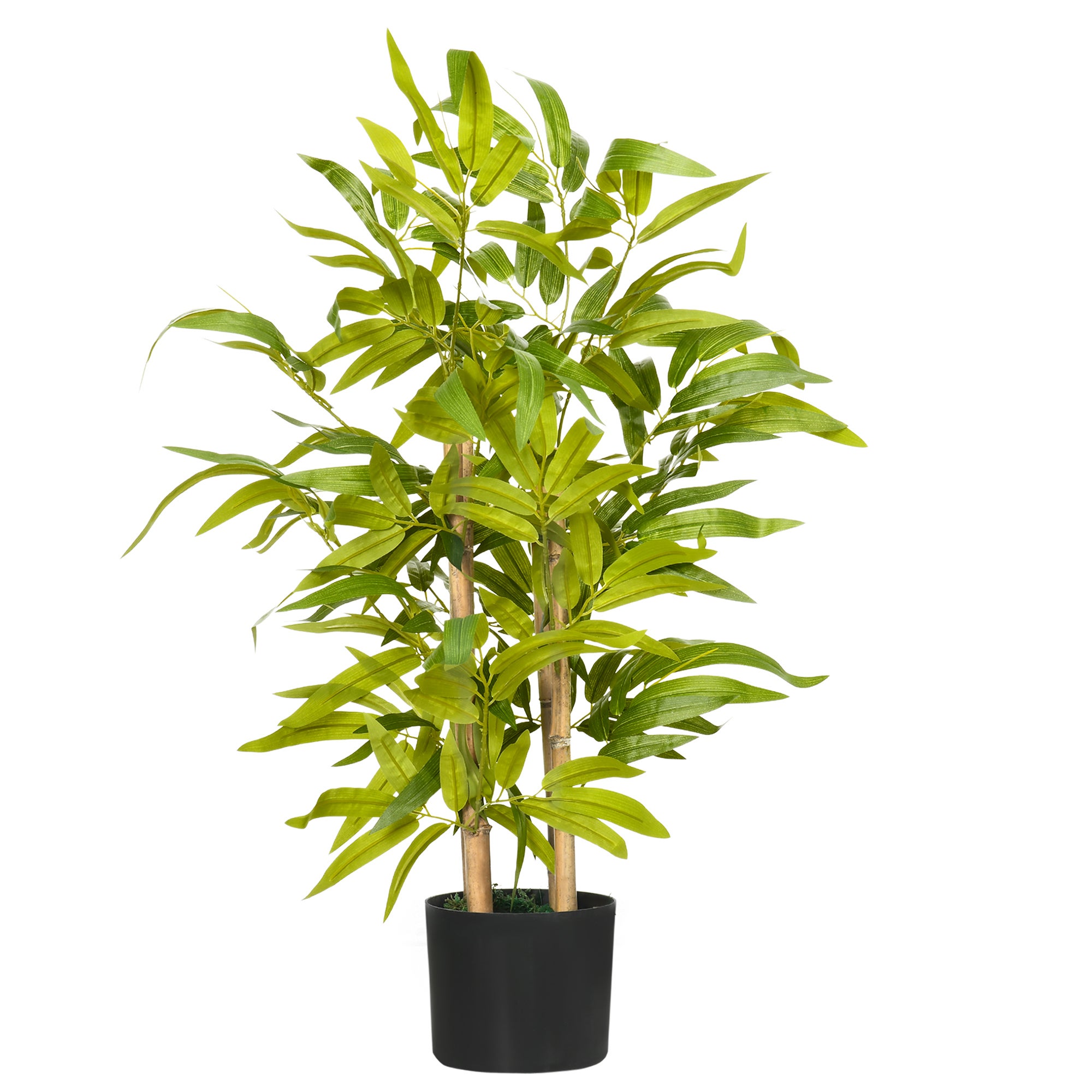 Bambou artificiel plantes artificielles hauteur 60cm - tronc branches ...