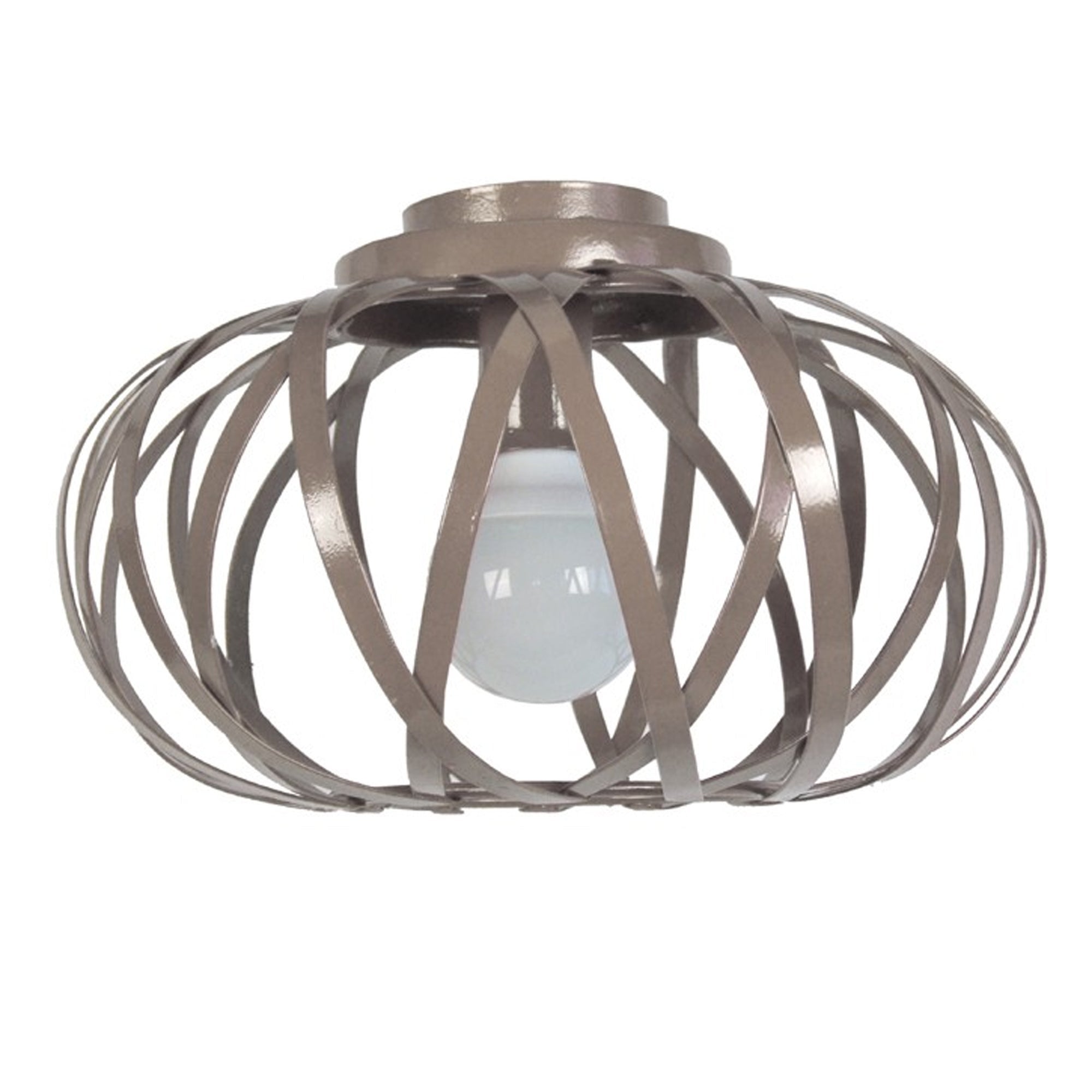 Plafonnier TOSEL ,métal,Gris ,H22xD35xP35cm | Leroy Merlin