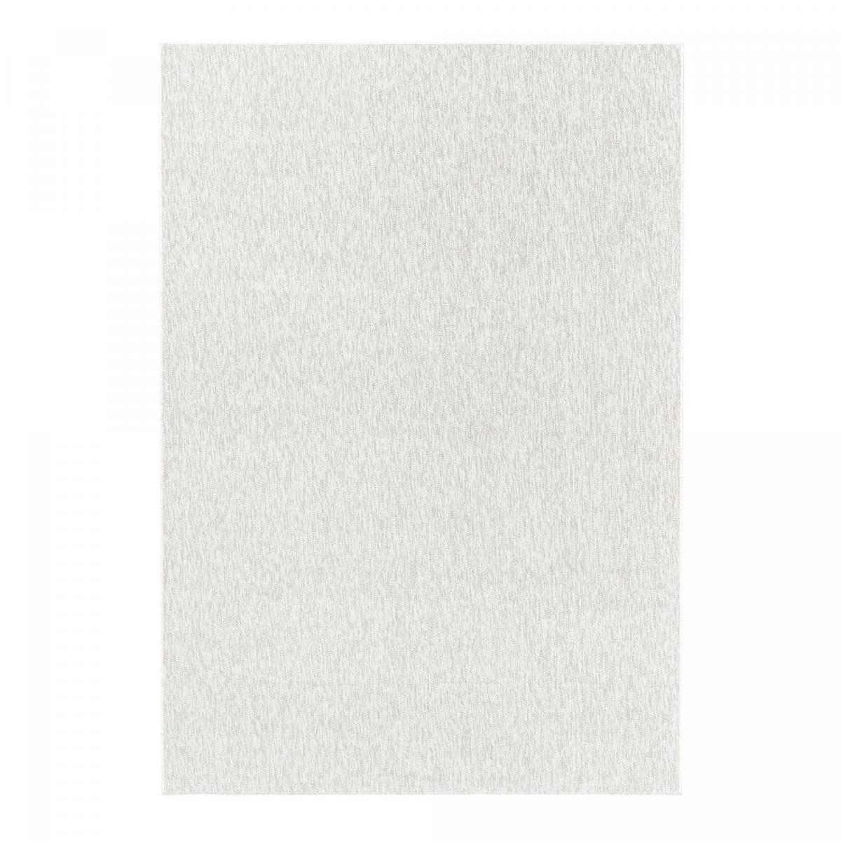 Alfombra de baño 140x200 tejida crema rectángulo liso SAKRDA | Leroy Merlin