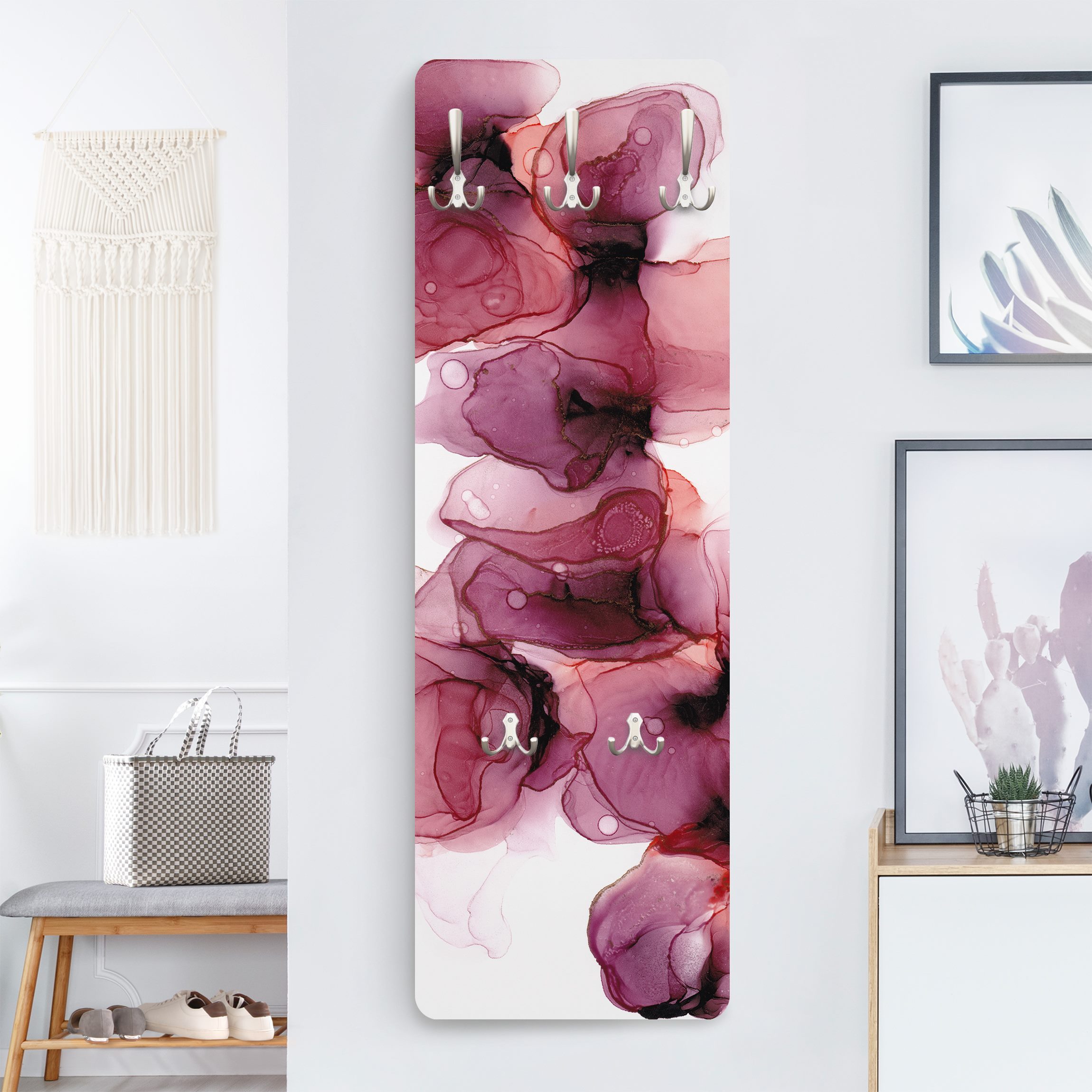 Perchero de pared motivo percha de pared madera colgador de pared ...