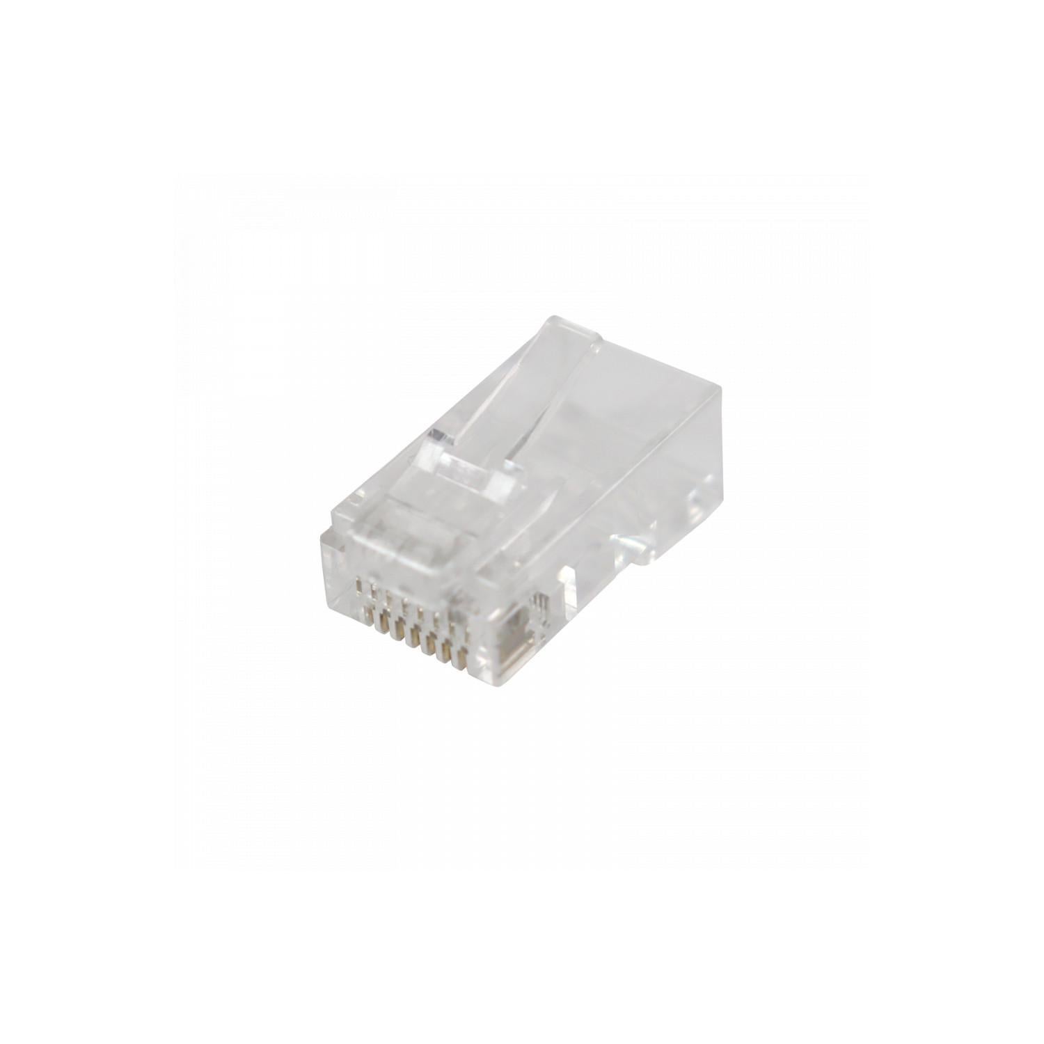 Conector RJ45 Macho TELEVES UTP CAT 6 , Transparente, PVC PVC | Leroy ...