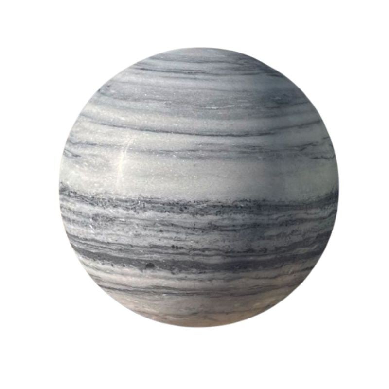 Sphère décorative Marbre Blanc Carrare - 40 cm | Leroy Merlin