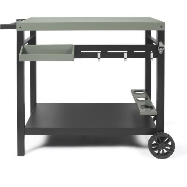 Desserte pour plancha - LIVOO - GS167V - Vert / Noir | Leroy Merlin