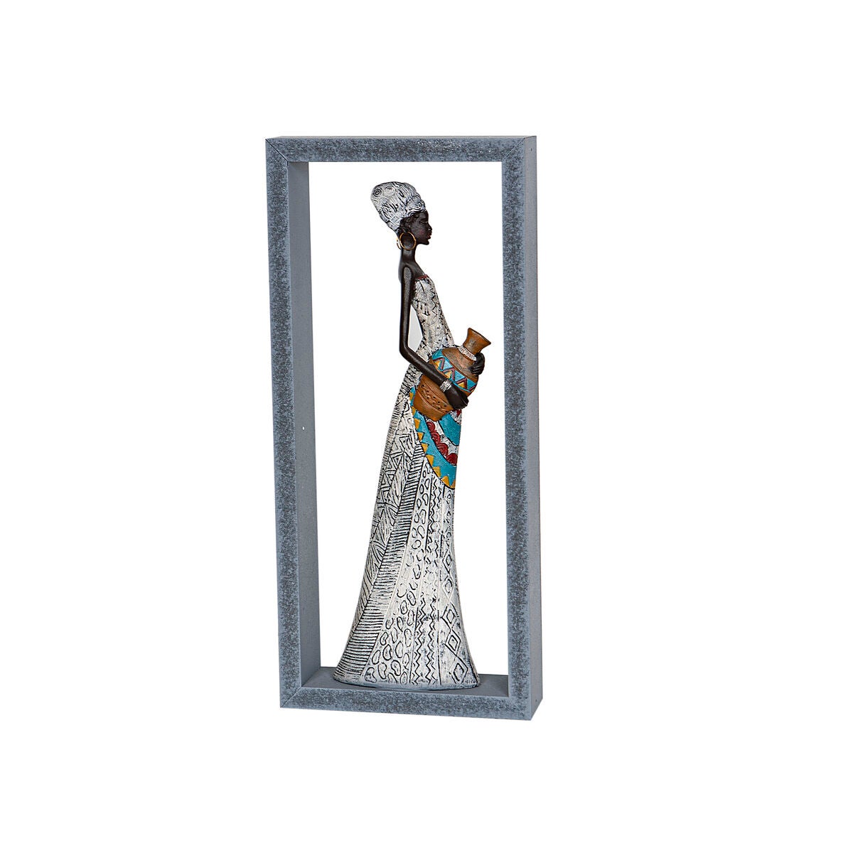 Figurine Décorative Romimex Marron Résine Femme 17 x 38 x 6 cm Avec ...