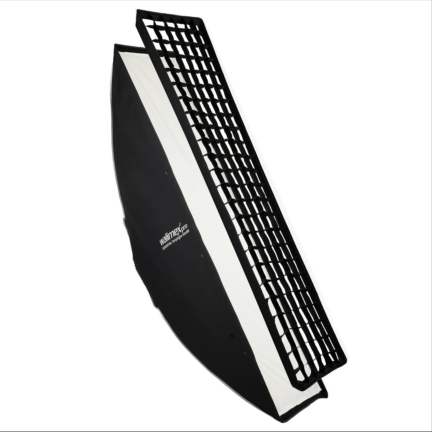 Walimex pro Essential Striplight Softbox 40x180cm – Rotation 360°, montage facile, avec grille ...
