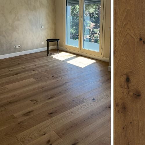 Parquet multicapa flotante - Barniz mate/Acabado rústico - Pack 20 ...