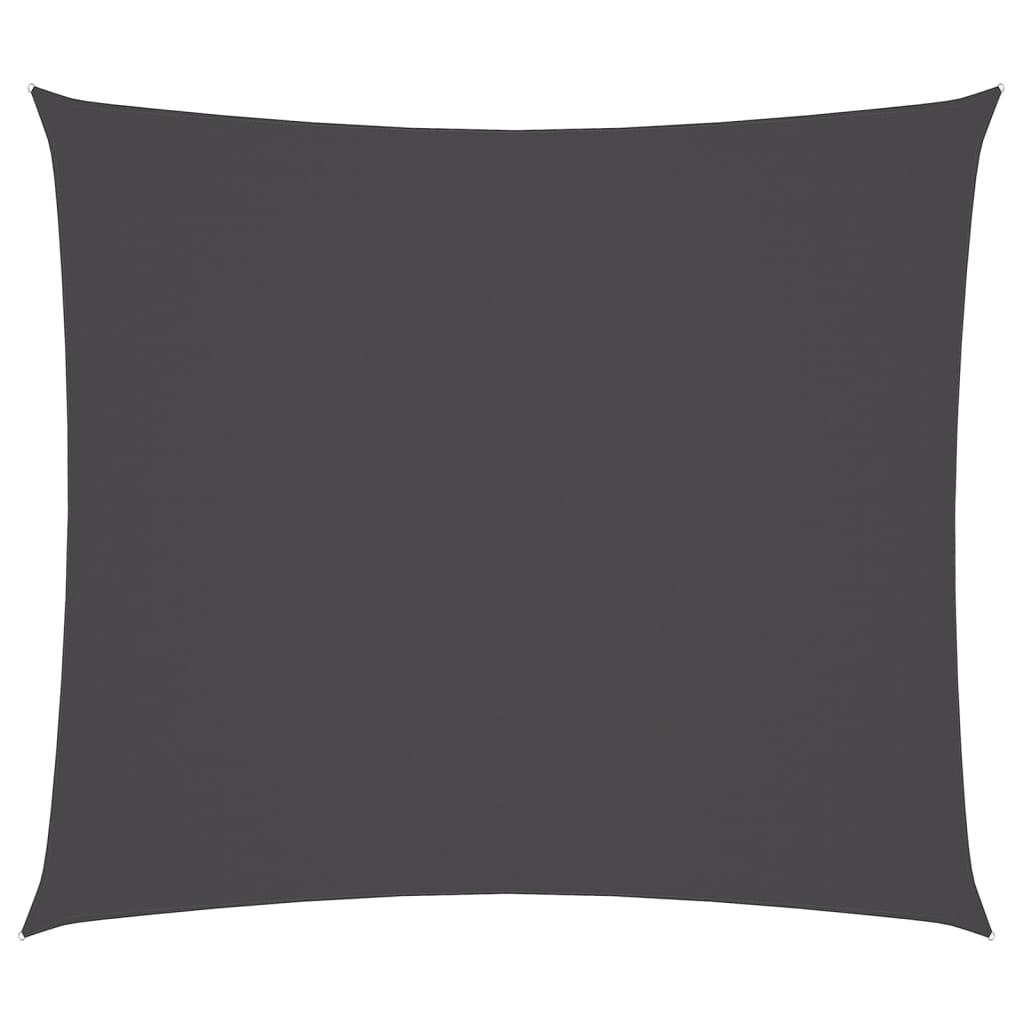 Voile de parasol tissu oxford rectangulaire 2x2,5 m anthracite | Leroy ...