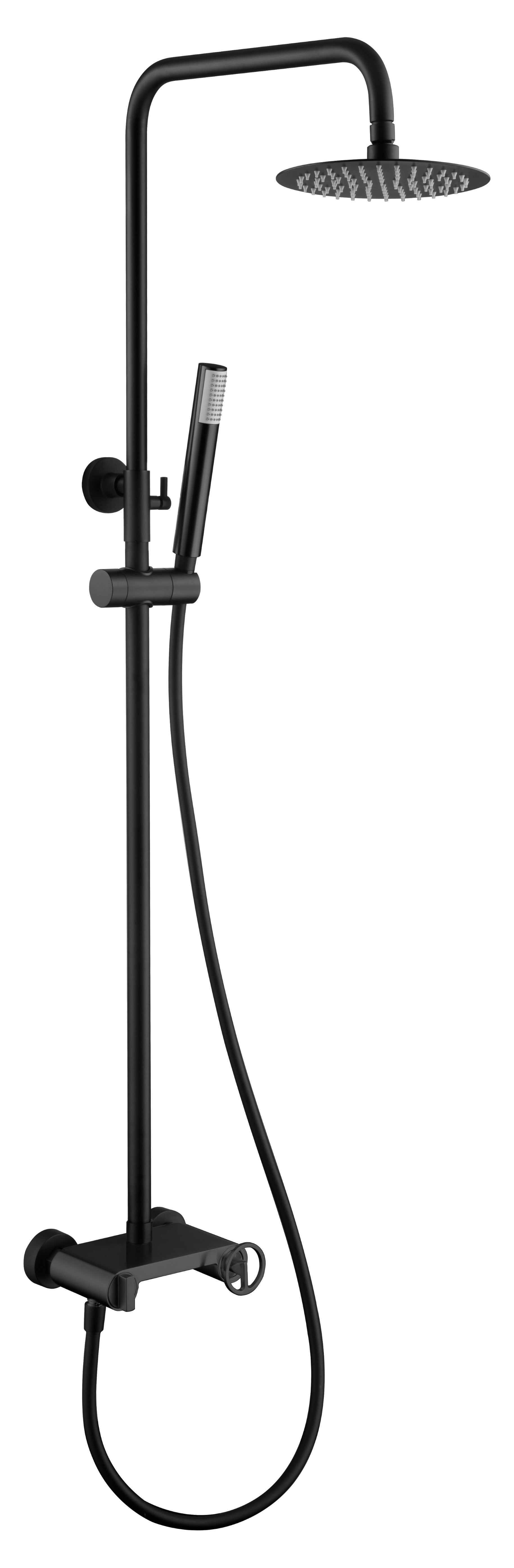 Ensemble de barre de douche monocommande extensible - Colonne de douche ...