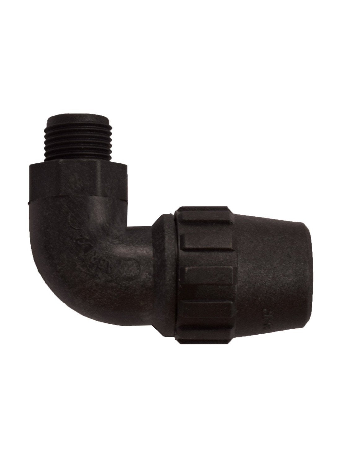 JARDIN202 - Codo Rosca Macho de Polietileno para Tubería de Riego por ...