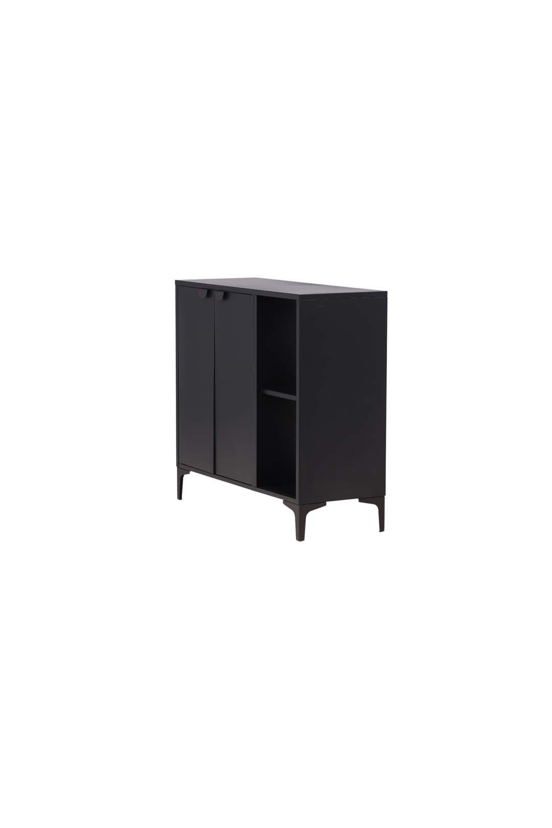 Piring buffet 2 portes 1 tablette noir. | Leroy Merlin