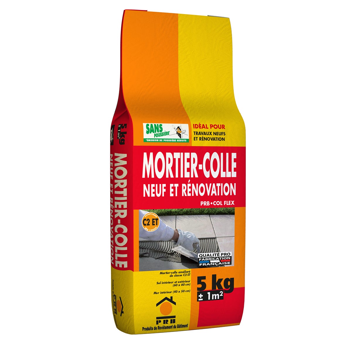 Mortier-Colle Neuf et rénovation Gris 5kg - Haute Performance ...