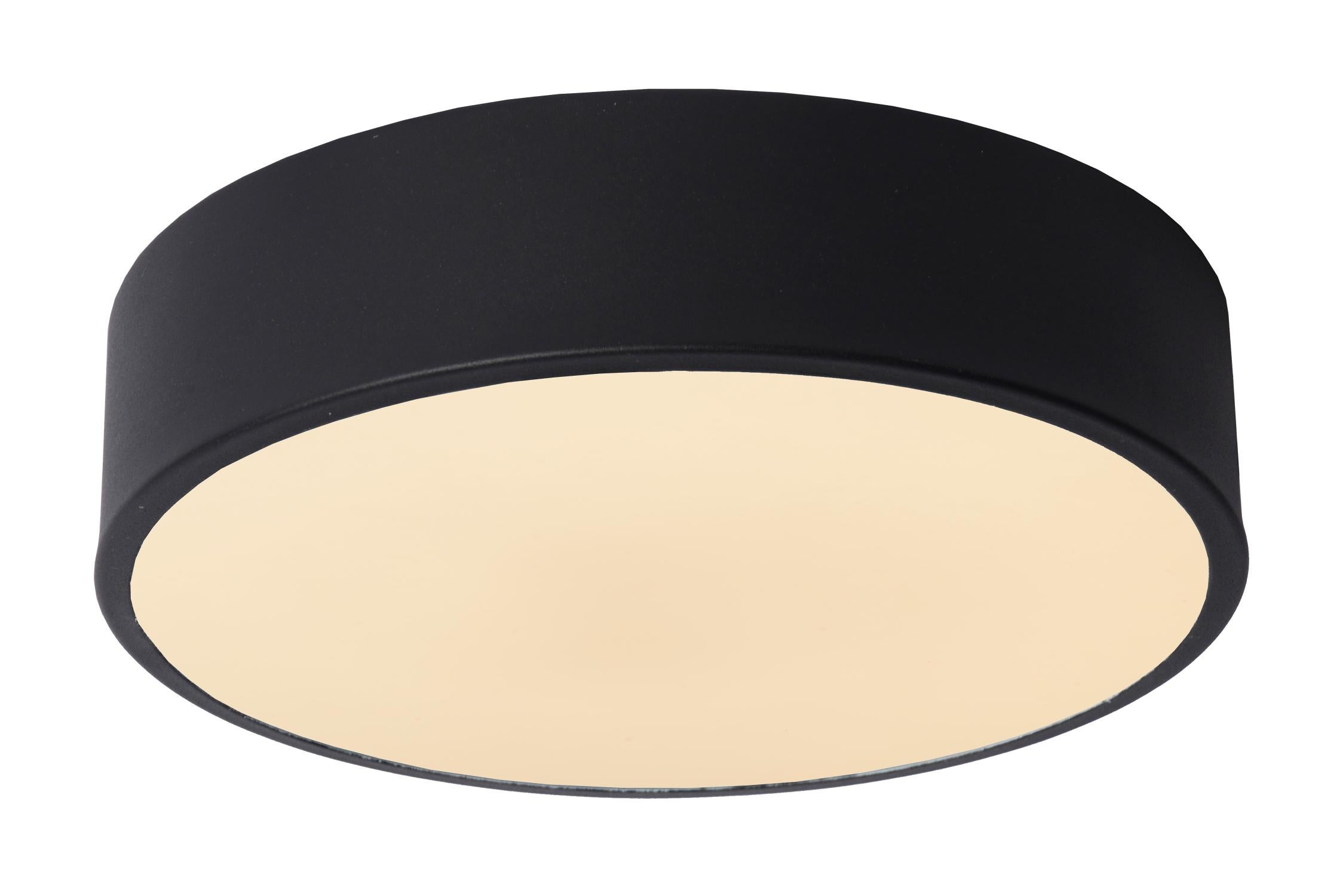 Lucide UNAR - Plafonnier - Ø 20 cm - LED Dim. - 1x12W 2700K - 3 StepDim ...