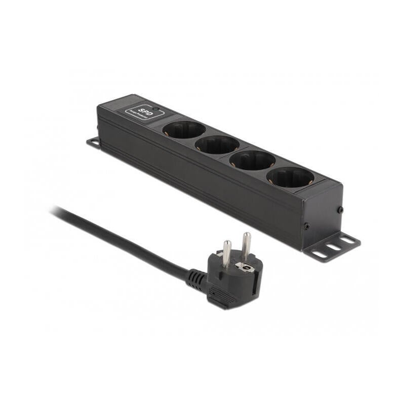 Delock multiprise 4 prises avec protection contre les surtensions 1 he ...