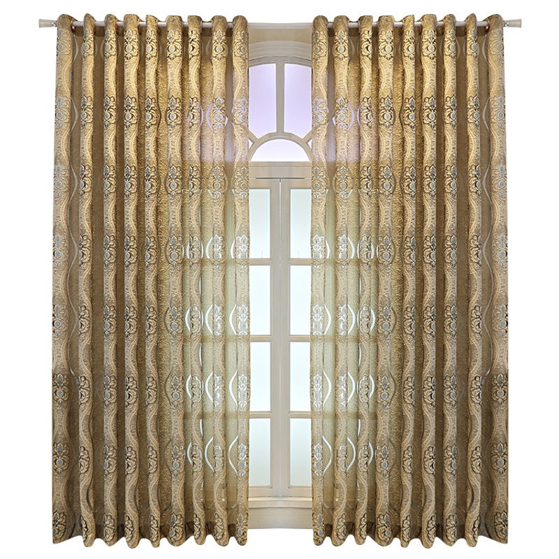 LOLLANDA Tende, tende vintage traforate in oro, parasole, tende leggere ...