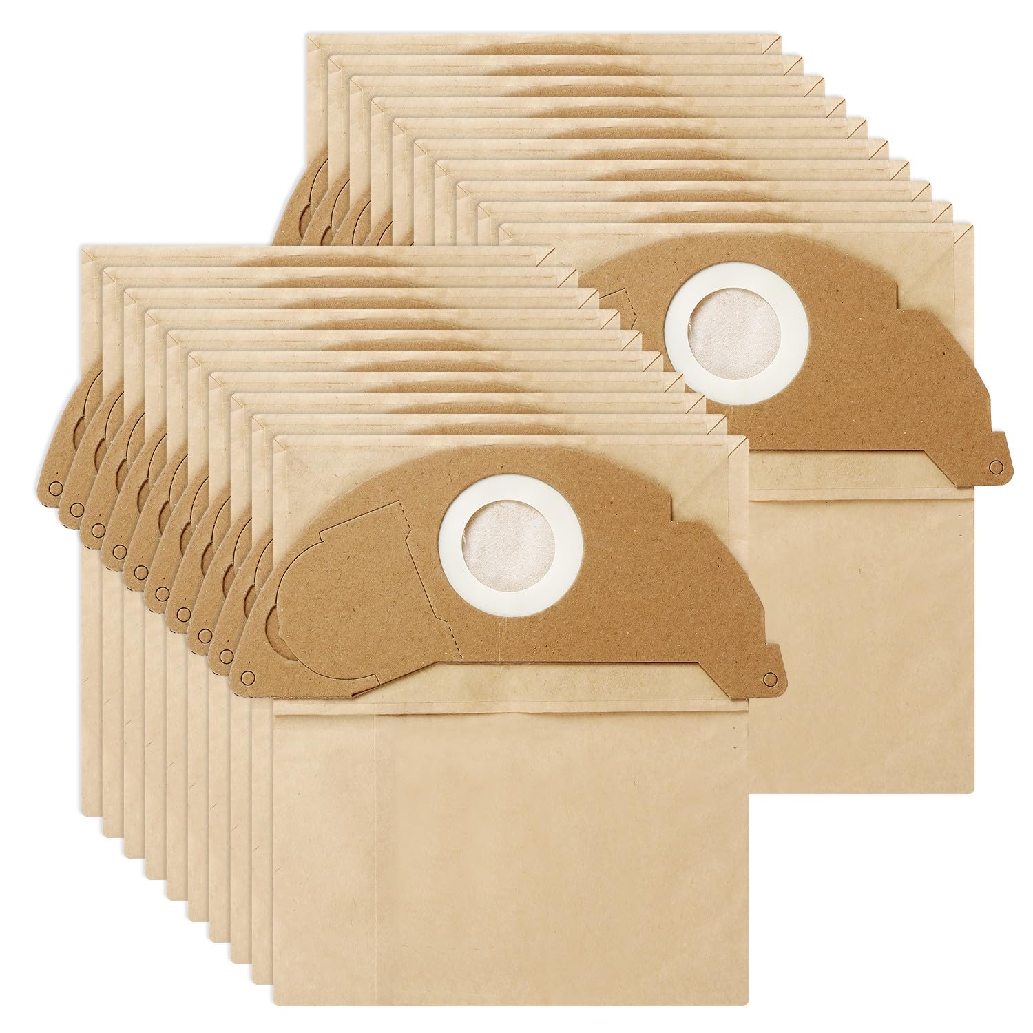 20 Pièces Sac aspirateur pour WD2 MV2 WD 2.200 WD2250 A2004 A2054 A2099 ...