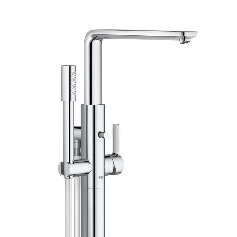 Grohe Lineare Nouveau mélangeur de bain à levier simple 1/2 ", monté au ...