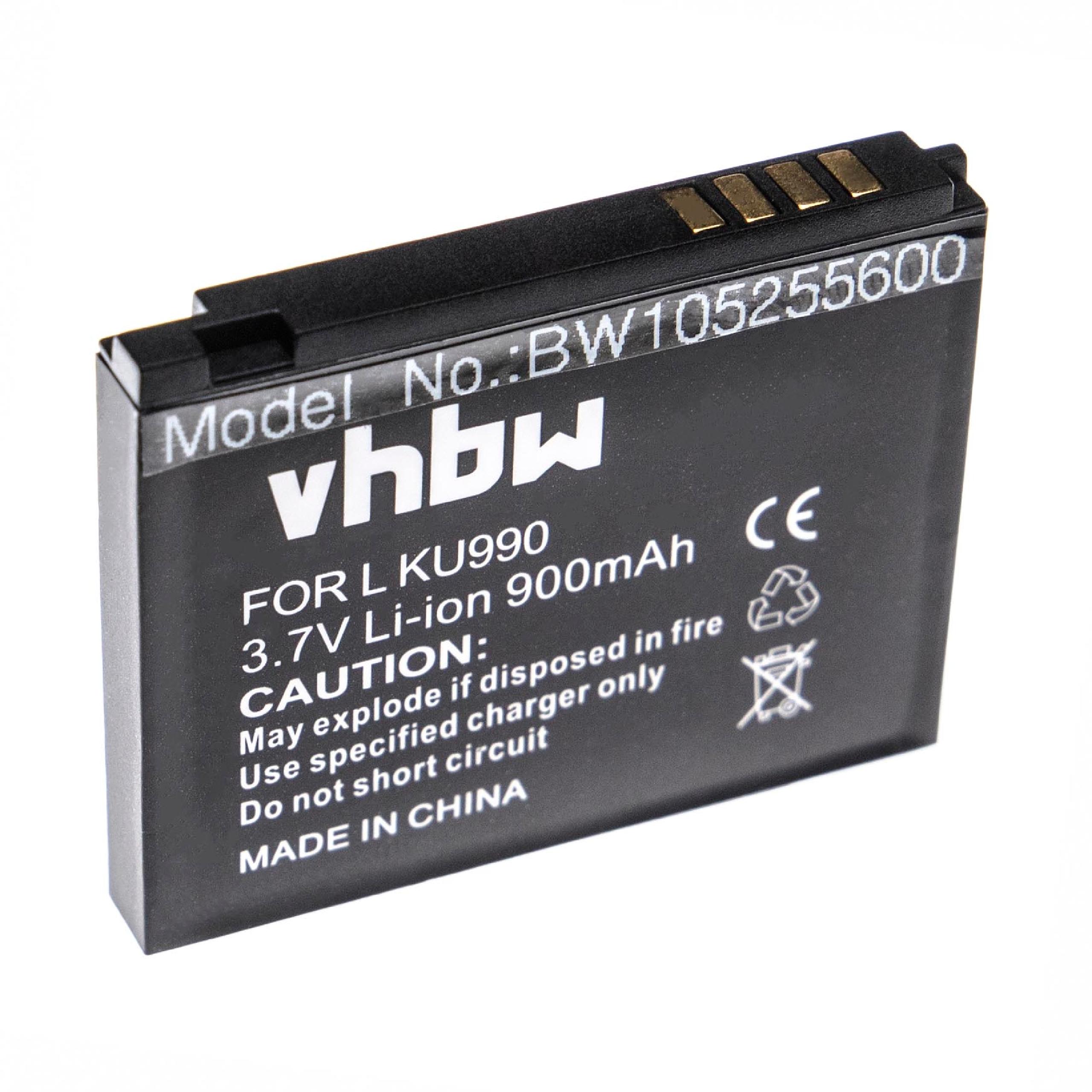 Vhbw 1x Batterie compatible avec LG KU990, KU990i Viewty, KC910, KC910i ...
