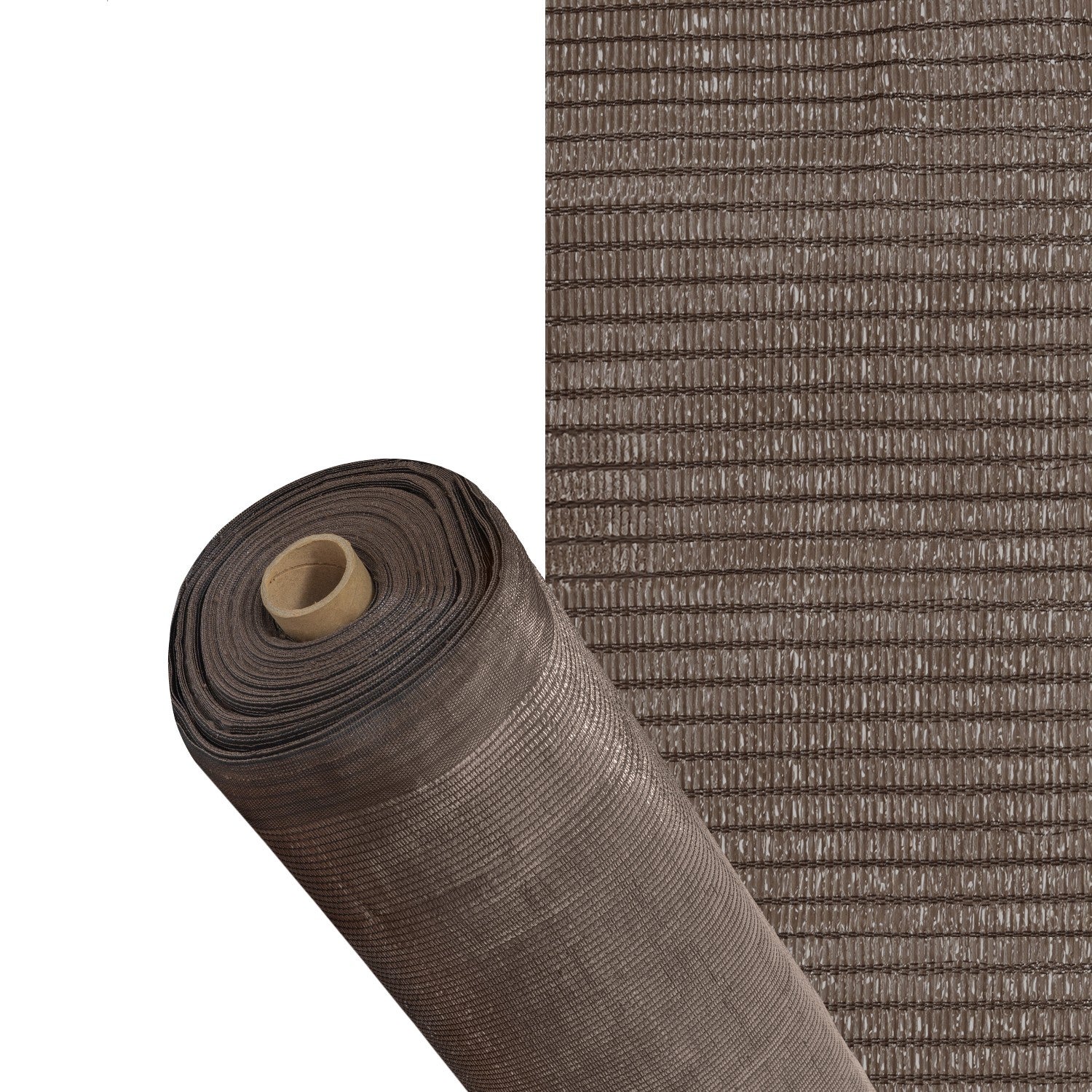 Malla Sombreo Plus 1,5 Metro Marron Rollo 50 Mts. Filo Reforzado Reduce ...