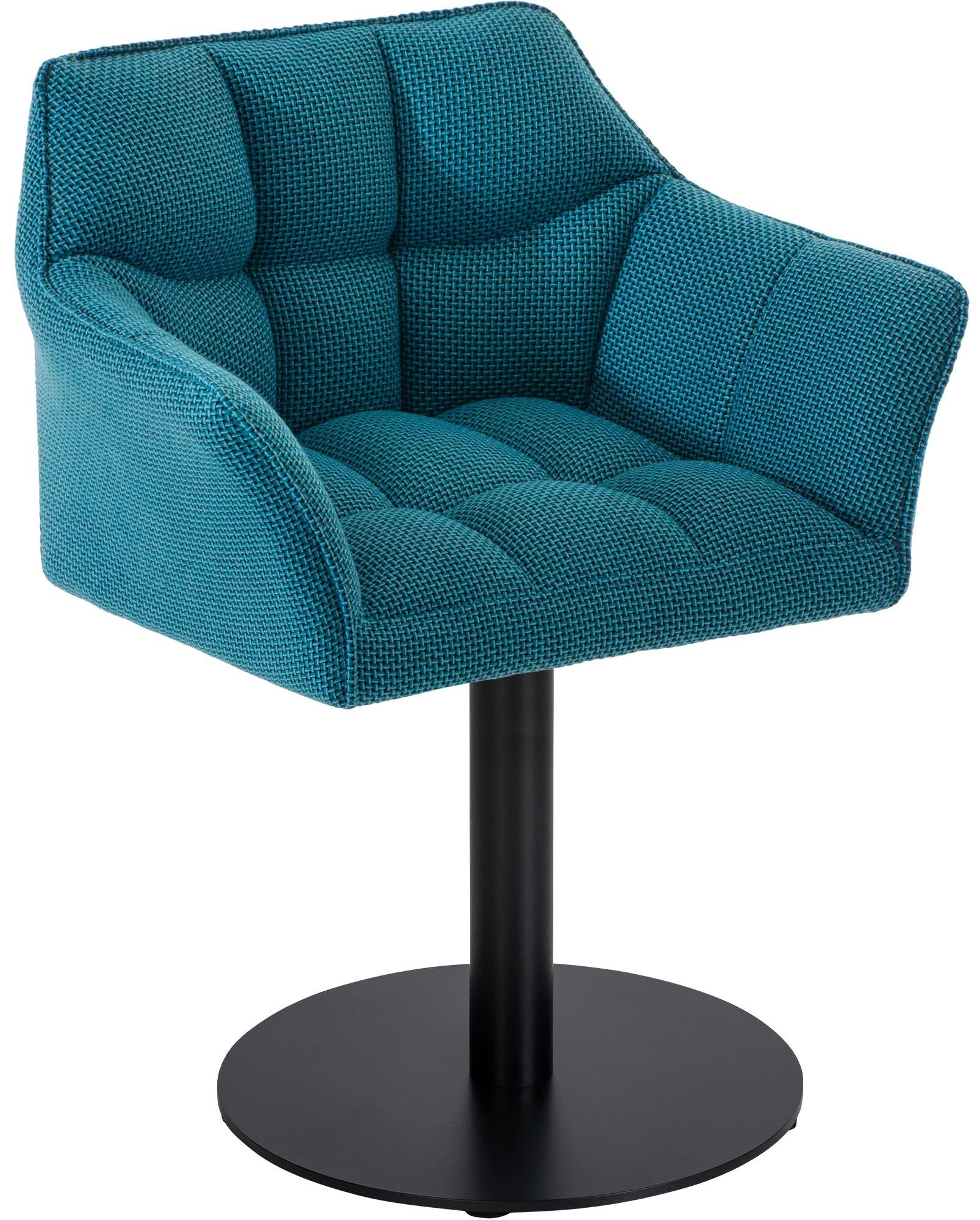 Chaise longue tissu Damaso turquoise | Leroy Merlin
