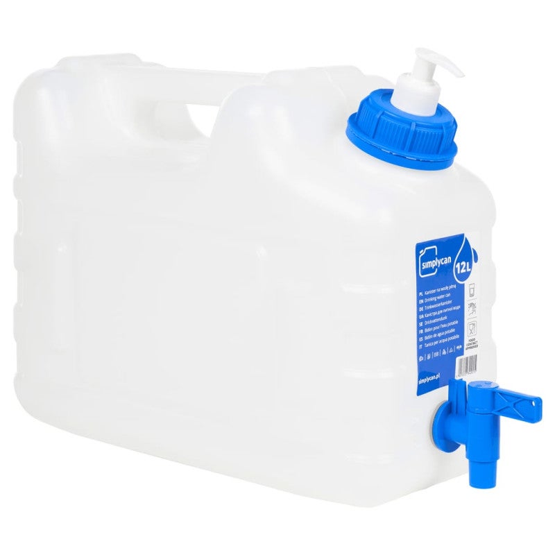 Bidon d eau avec robinet distributeur de savon 10 L plastique | Leroy ...
