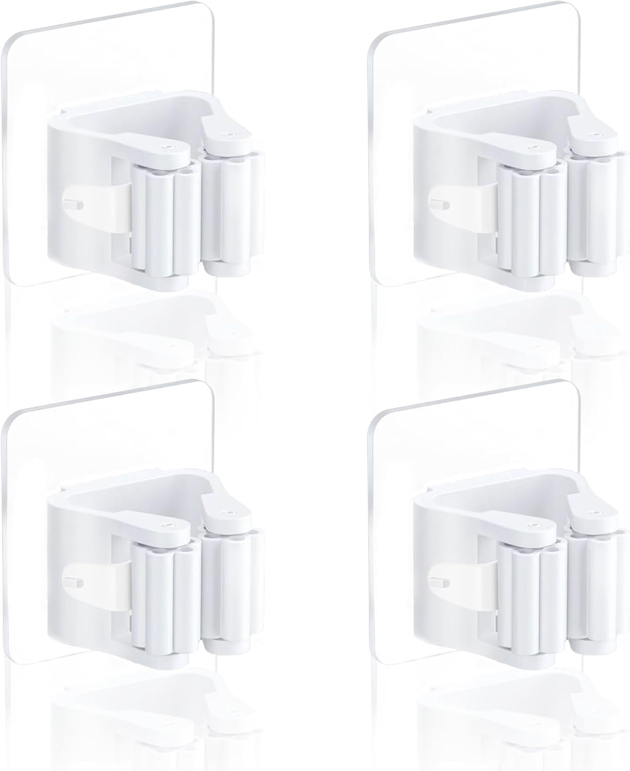 4 Pièces Crochets Porte Balais Mural, Accroche Balai Mural, Porte ...