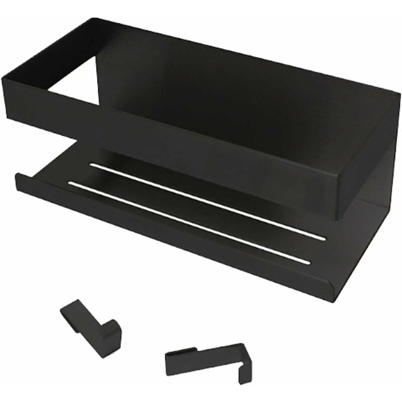 Support de douche sans perçage, support de salle de bain en acier ...