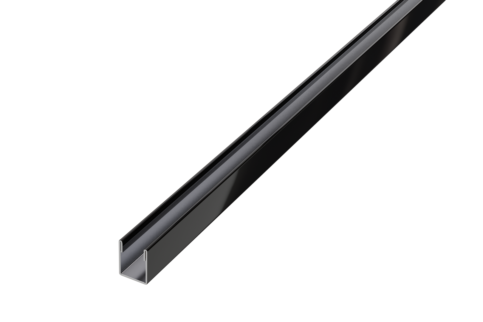 Profilé inox LM pour montage verre de douche 8-10mm épaisseur 11mm x ...