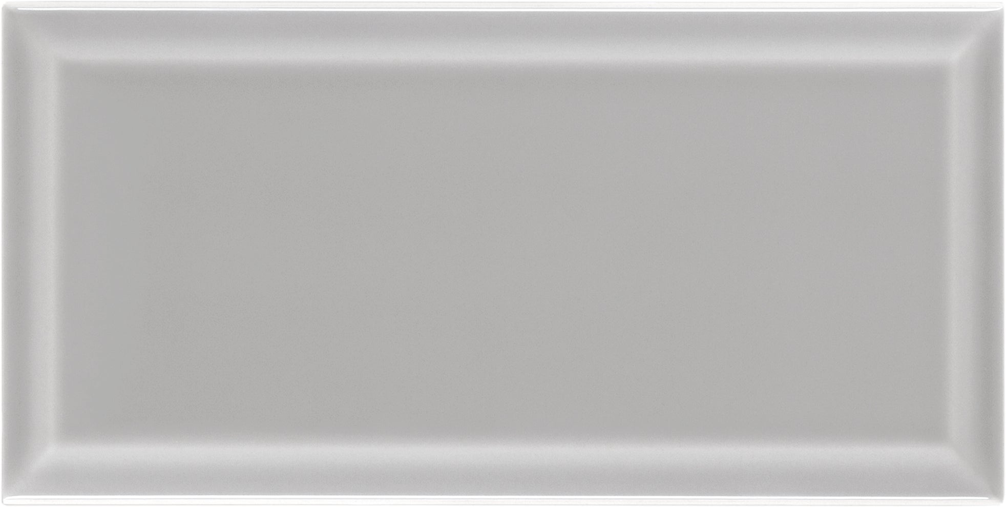 Azulejo cerámico Brillante CERAGNI BISELADO Metro Gris 600 | M10x20 (caja con 38 unidades = 0,76 ...