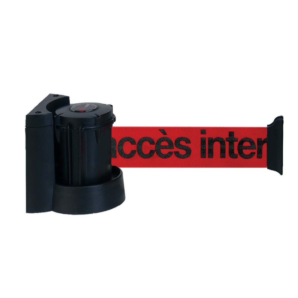 Support mural à sangle étirable, longueur 3 m, largeur 50 mm, rouge ...