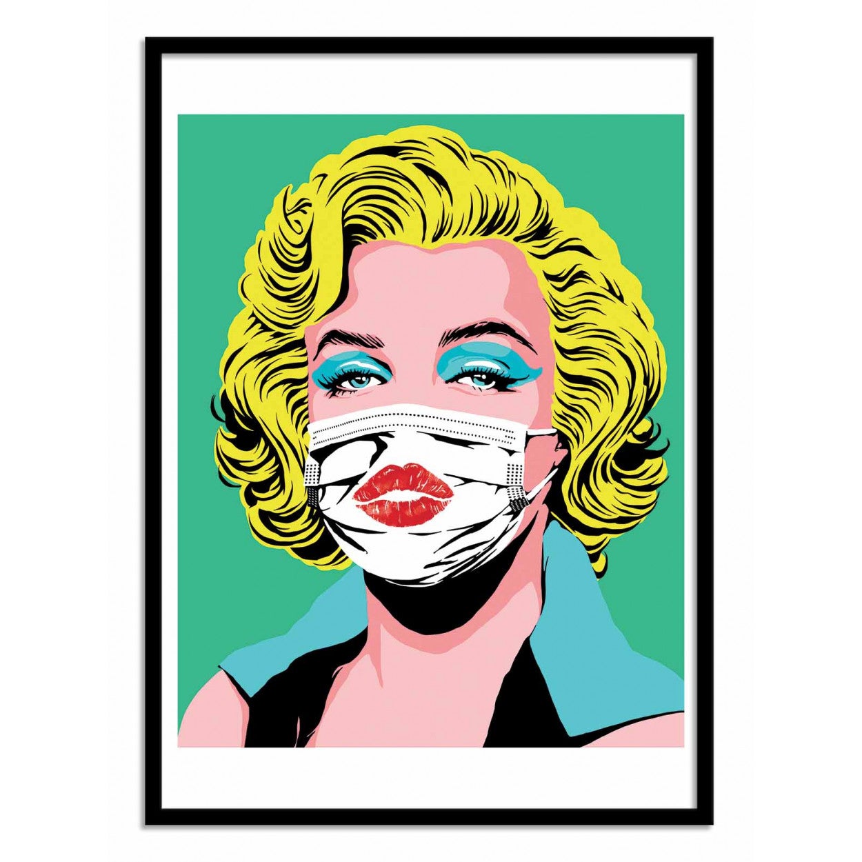 Art-Poster - Masked Bombshell - Butcher Billy - avec cadre noir 50 x 70 ...