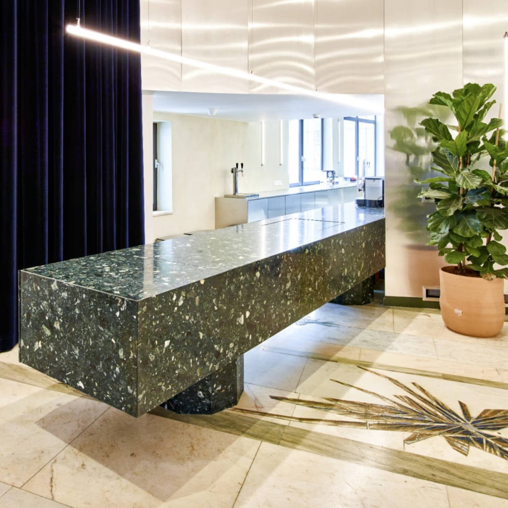 Véritable Carreau Terrazzo ALBUFEIRA 120x90 cm boîte de 01.08m2 Vieilli ...