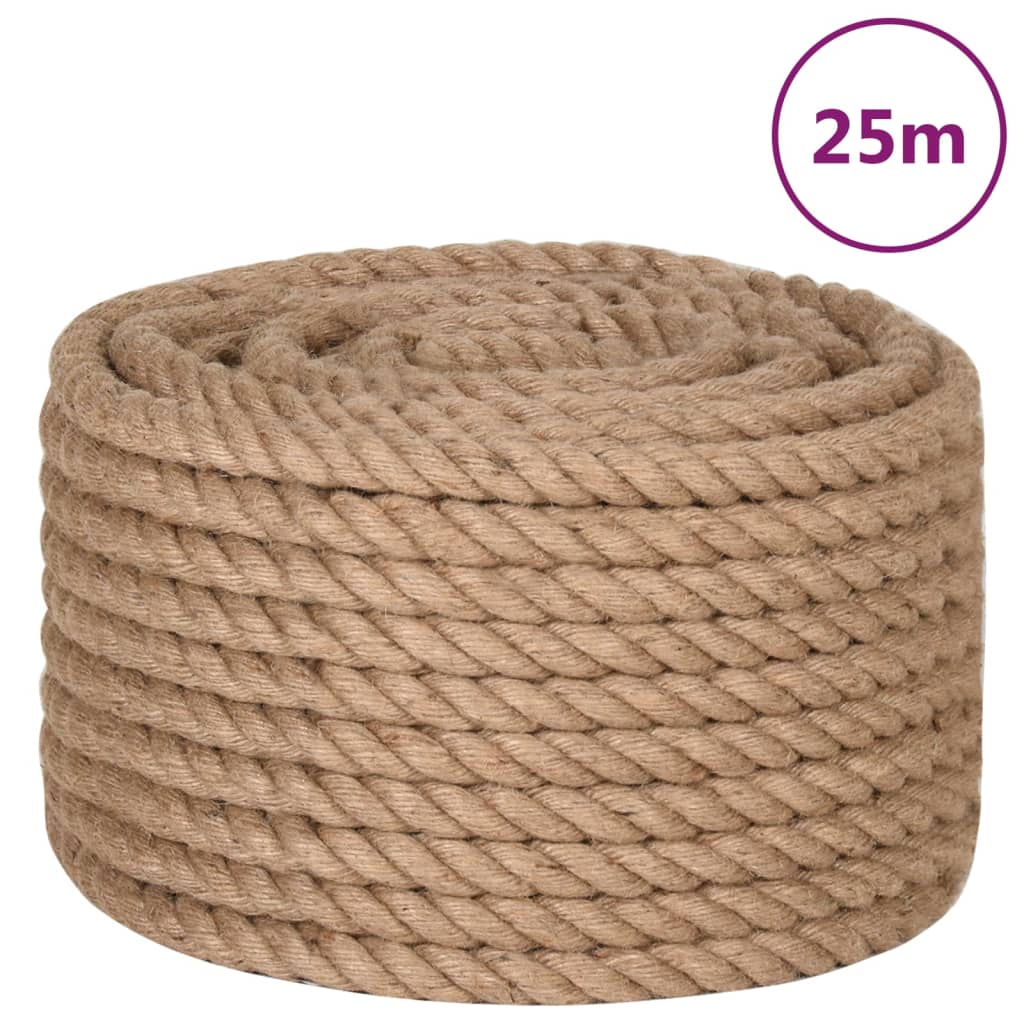 Corde，Cordage de jute 25 m de long 16 mm d'épaisseur CFW50065 | Leroy ...