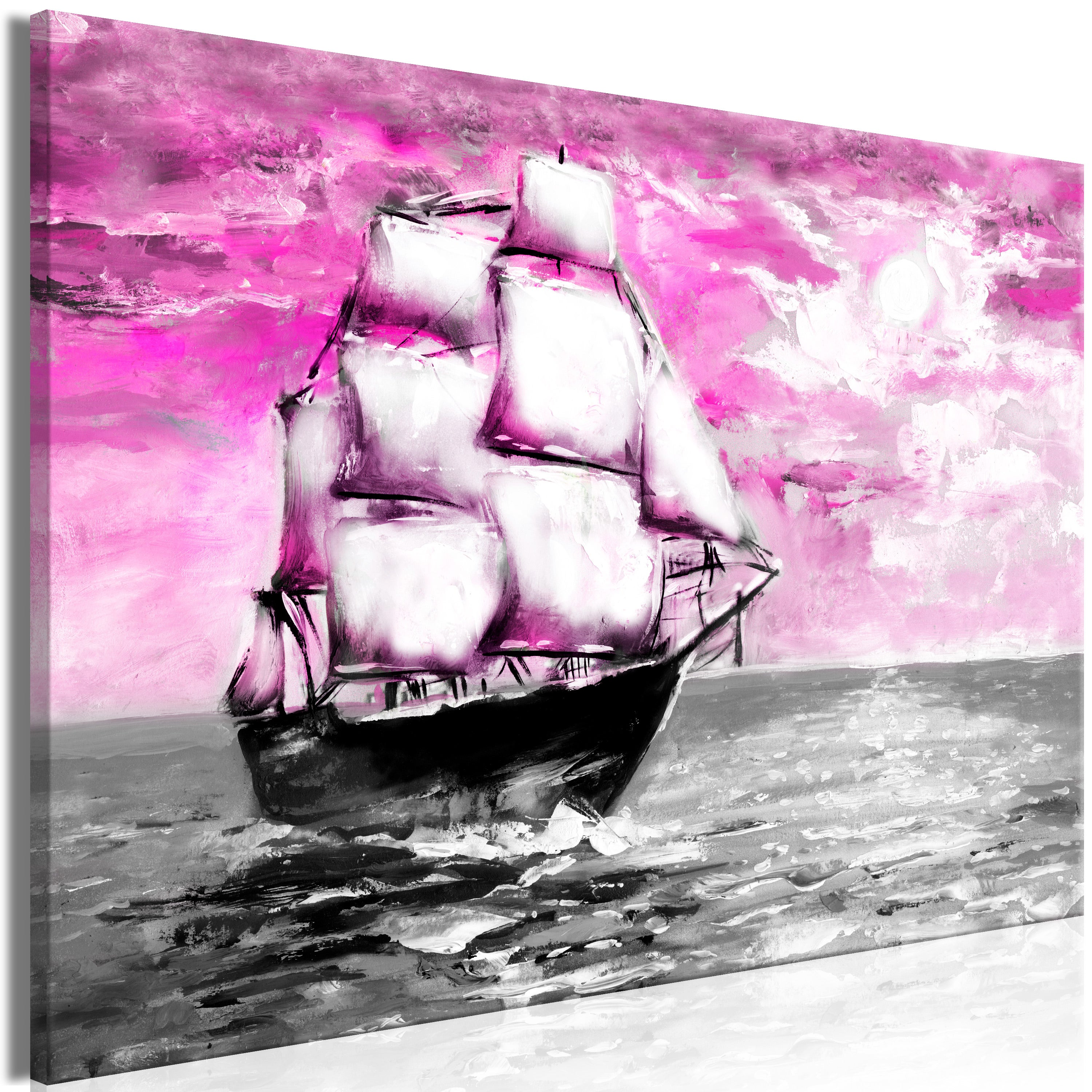 Tableau - Spring Cruise (1 Part) Wide Pink [30x20] | Leroy Merlin
