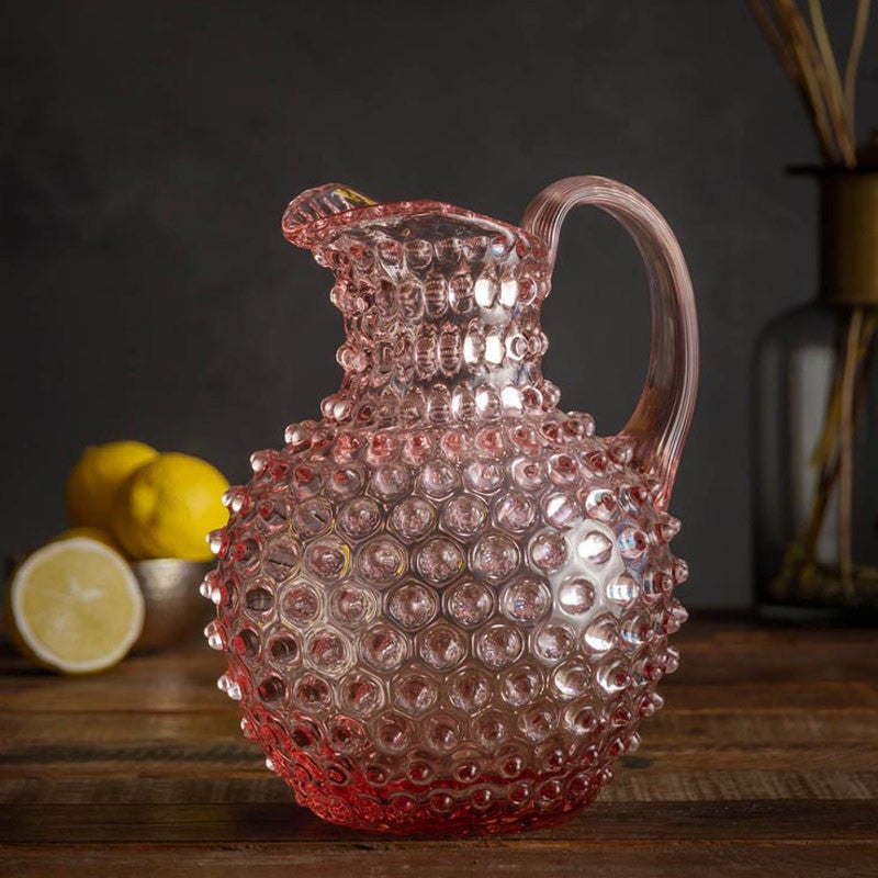 Carafe cristal rose pointe de diamant 2L | Leroy Merlin