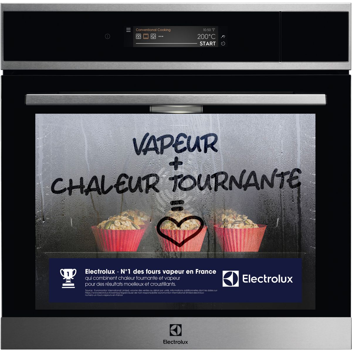Four encastrable fonction vapeur ELECTROLUX EOA9S31CX SteamPro | Leroy Merlin