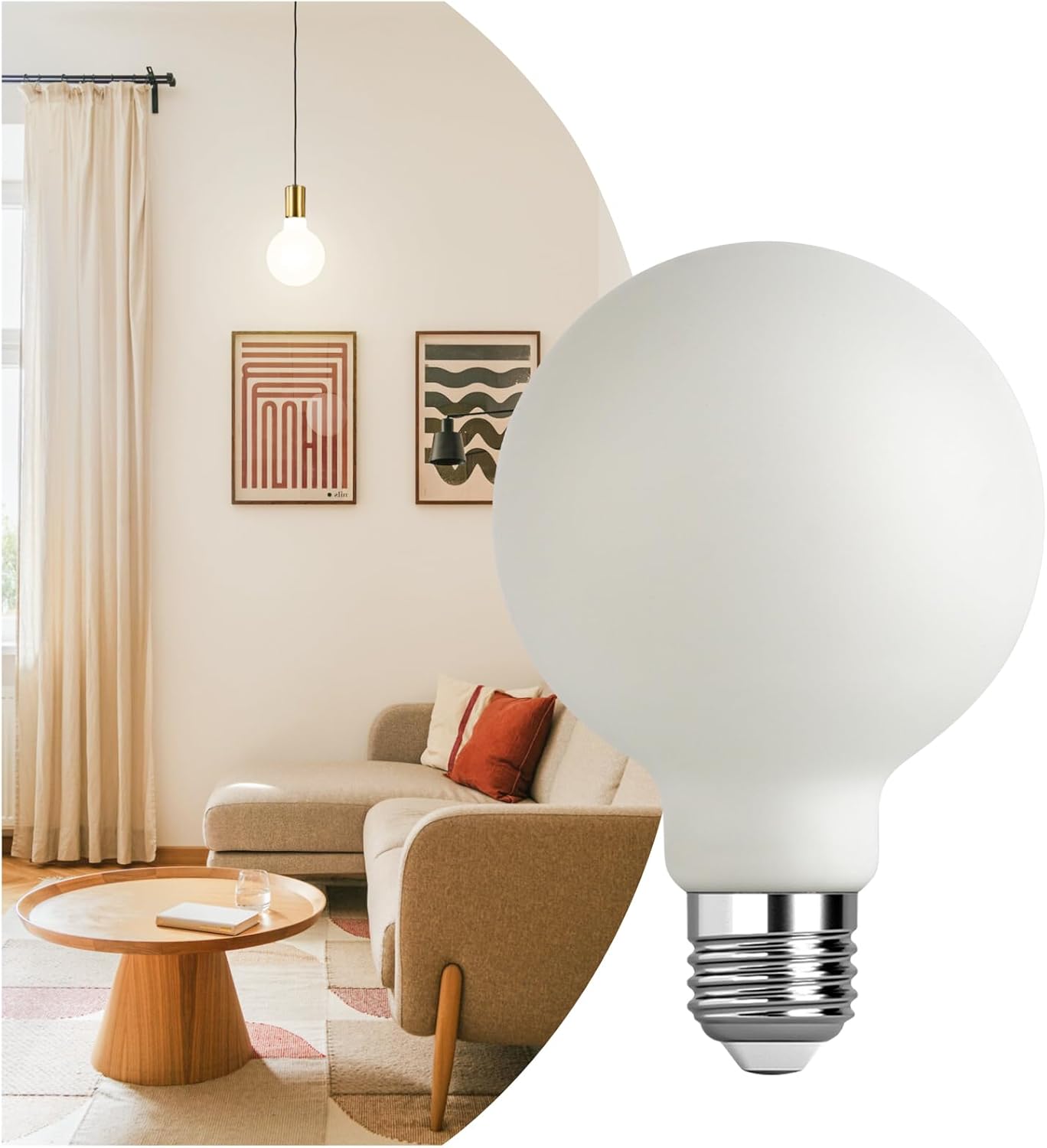 Ampoule LED Globe G95 20W - 3 000 K - Lumière chaude - Lot de 2 | Leroy ...