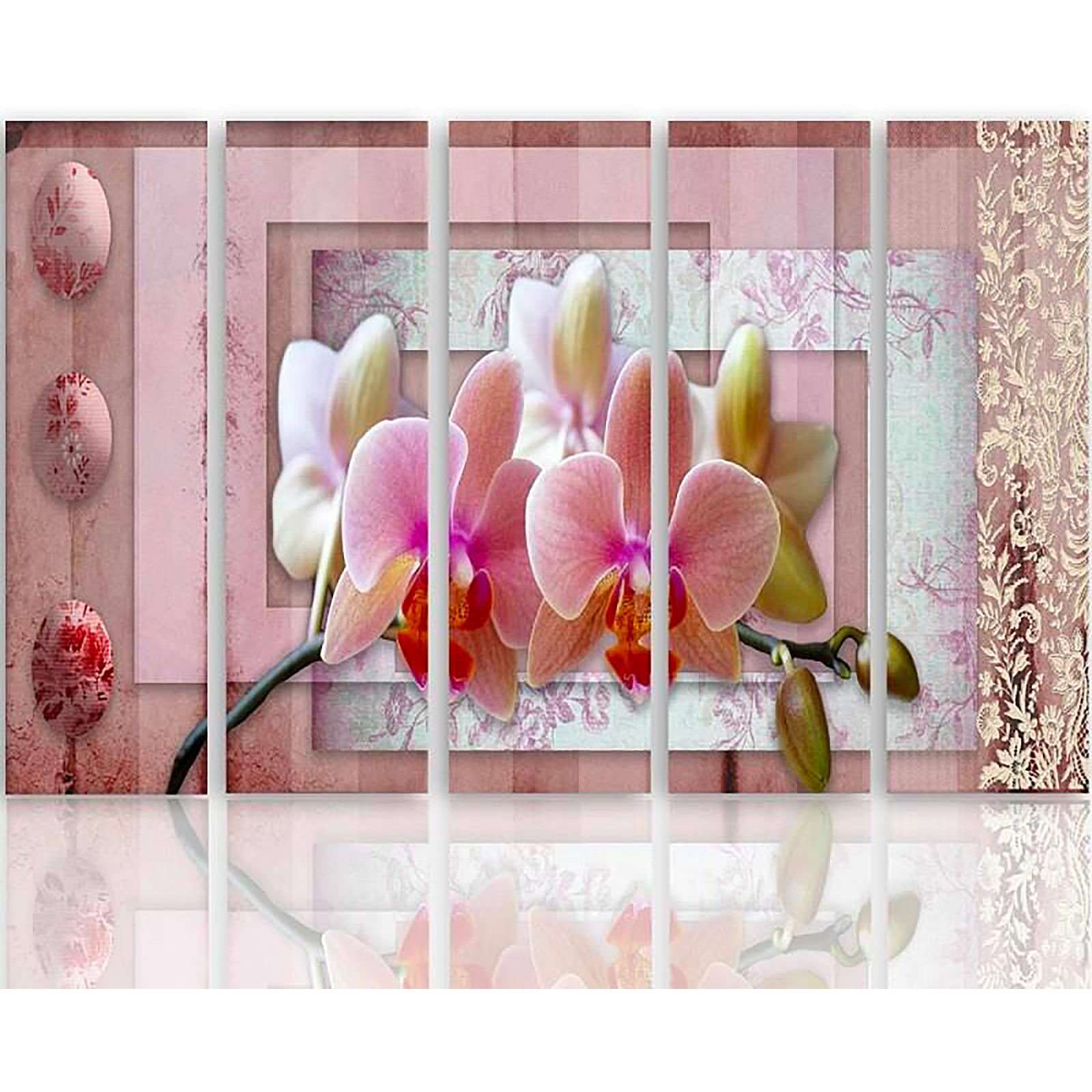 Tableau rose orchidée - 200 x 100 cm | Leroy Merlin