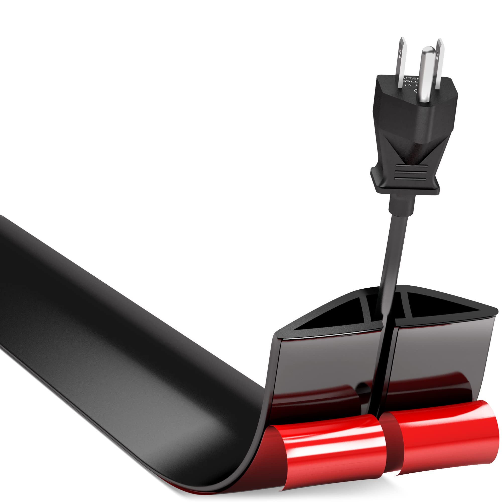 Cache-fil de sol auto-adhésif solide, cache-rallonge à profil bas, 60 ...