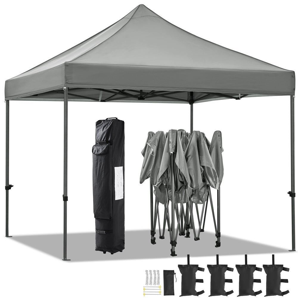 Tonnelle 3x3m Pliante Imperméable Anti-UV Tente Pop-up Portable avec ...
