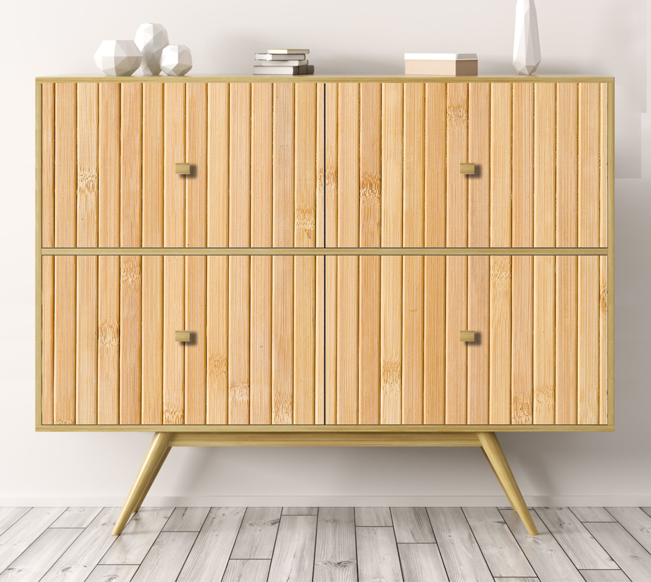 Rollo sticker Tablas Bamboo 100x200 cm | Leroy Merlin