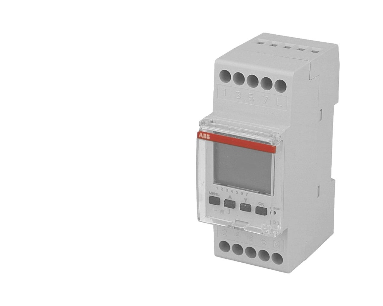 Horloge électronique digitale programmable (7 jours) ABB | Bricoman