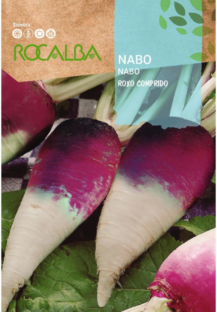 ROCALBA SEMILLA NABO DE MESA ROXO COMPRIDO 500g | Leroy Merlin