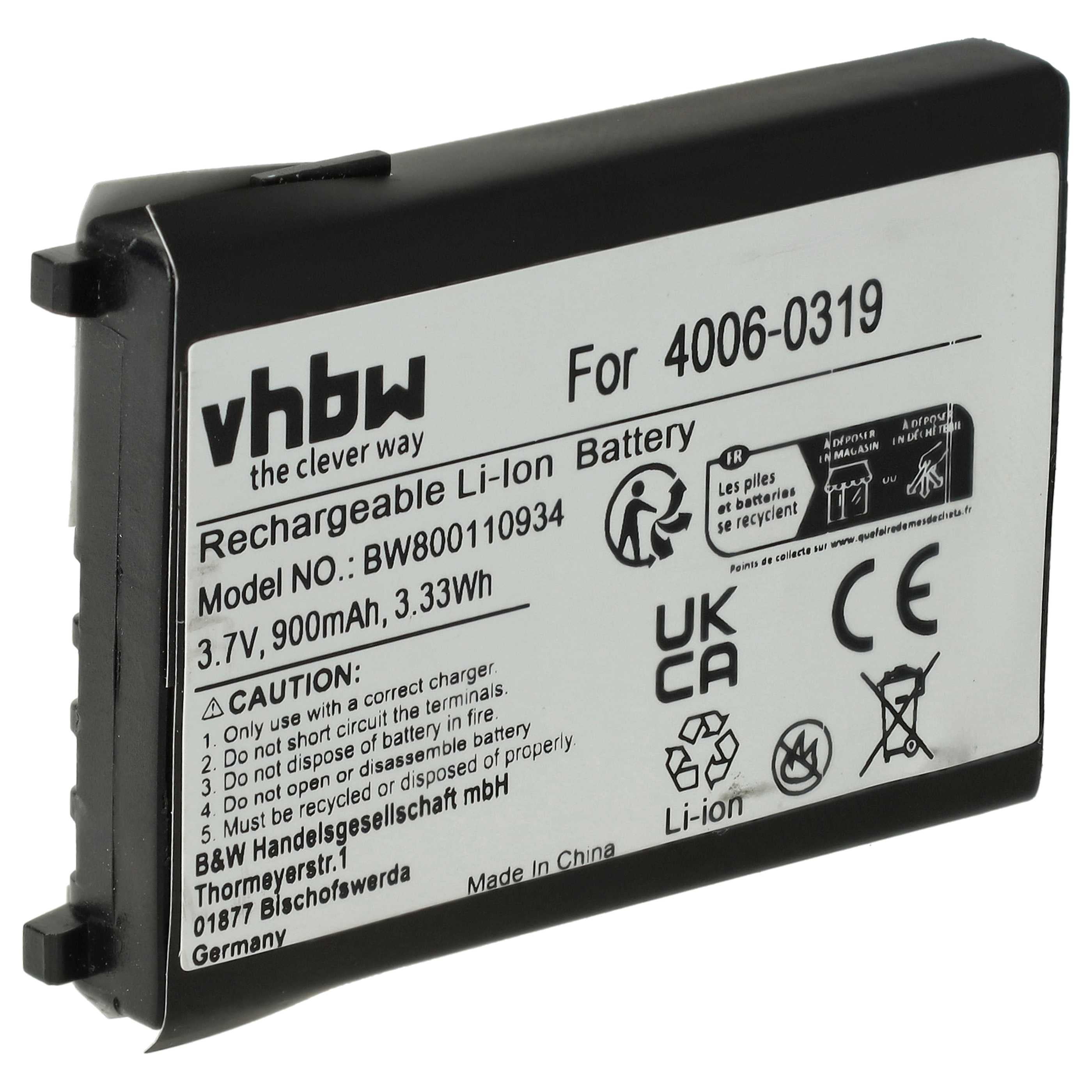 Vhbw Batterie compatible avec Wasp RS-232, WDT2200, WWS800 scanner de ...