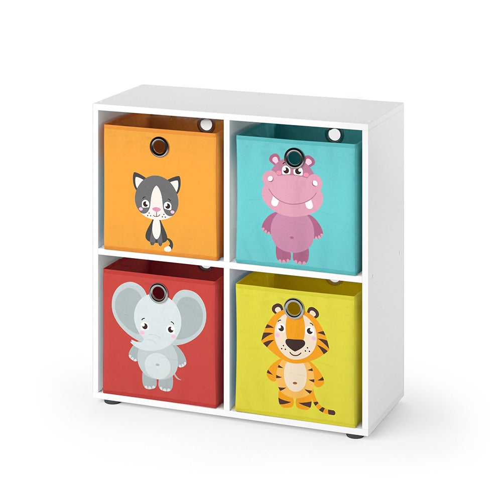 Vicco Meuble de rangement cube Tetra, Blanc, 72.6x72cm | Leroy Merlin