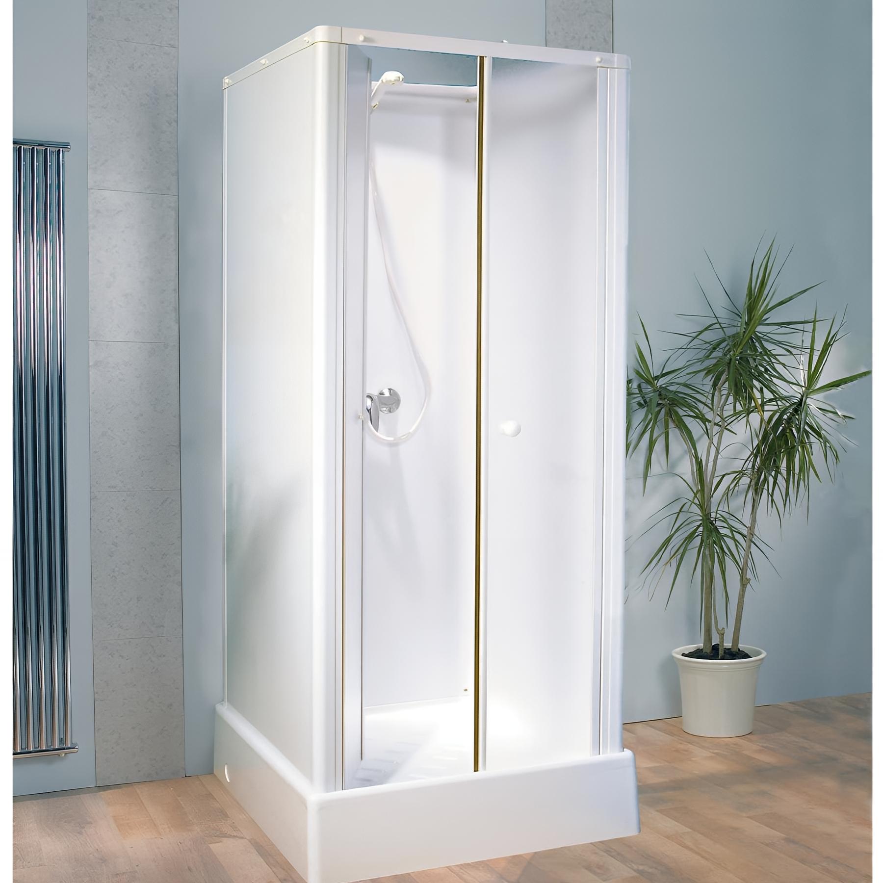 Cabine de douche KINEDO DELTA 70x70 hauteur du receveur de douche 21,5 ...