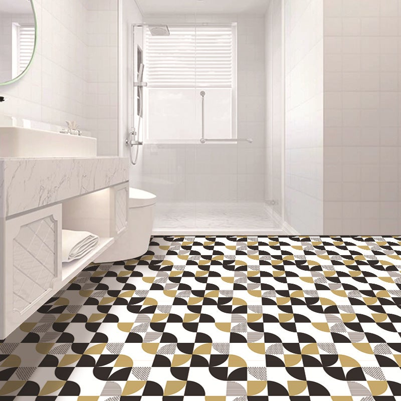 Lot de 4 feuilles autocollantes effet marbre, 30cm x 30cm, carrelage ...