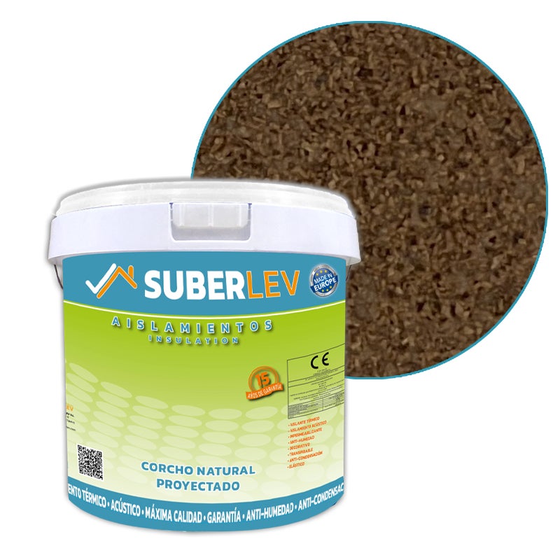 Corcho Proyectado Cubiertas y Fachadas SUBERLEV Aislamiento Natural Térmico Acústico e ...