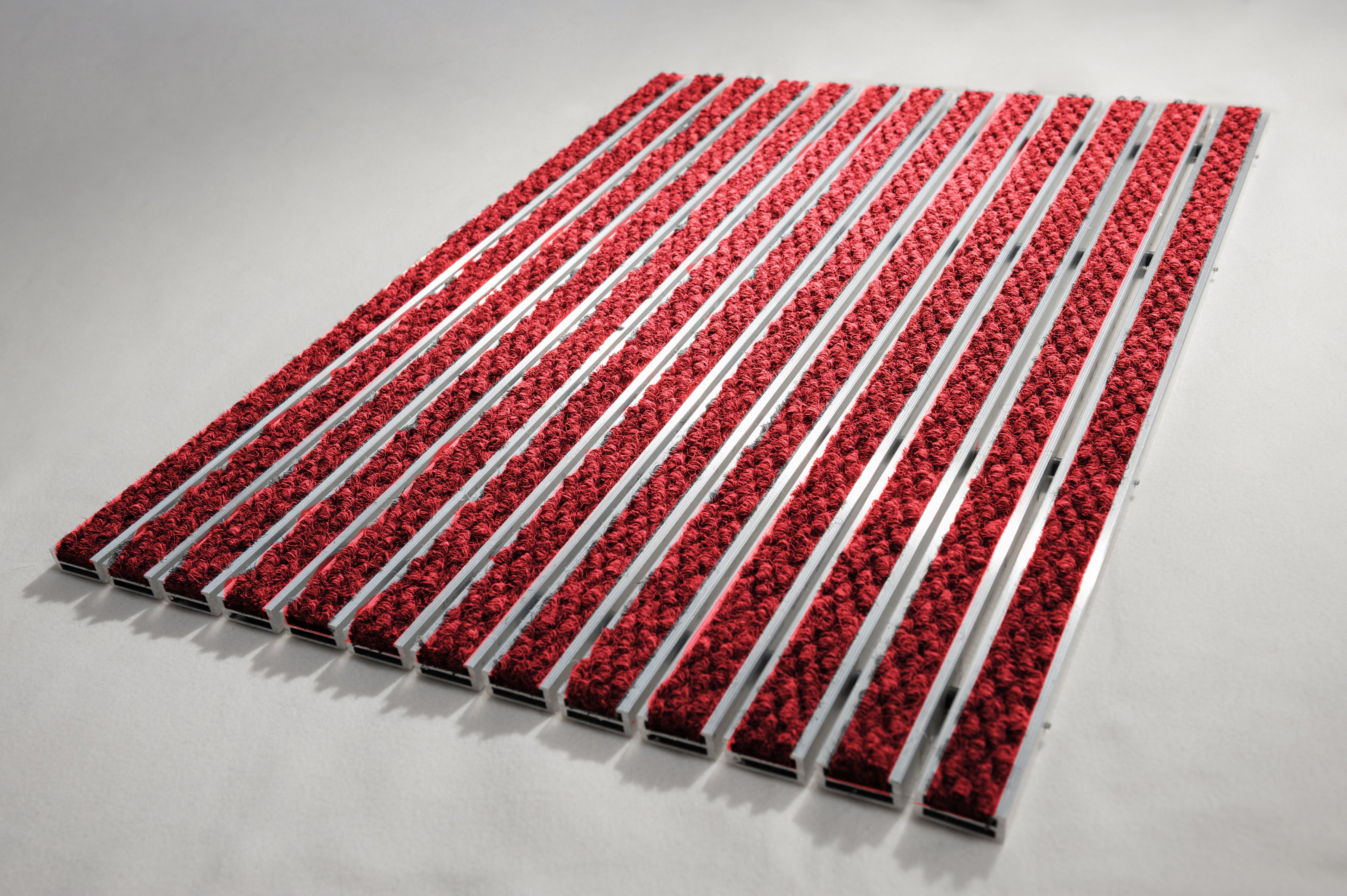Felpudo 17R + estructura de 20 mm 100x100cm Rojo | Leroy Merlin